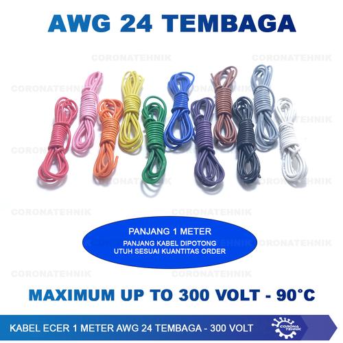 Jual Kabel Ecer AWG 24 Serabut Putih @ 1 Meter - Merah - Jakarta Barat - Corona Tehnik | Tokopedia
