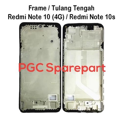 Jual Frame Bezzel Tulang Tengah Xiaomi Redmi Note 10 (4G) Note 10S ...