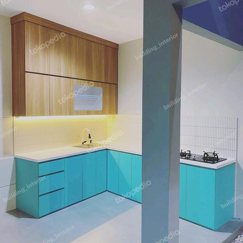 Jual kitchen set hpl kombinasi warna - Kota Depok - building_interior ...