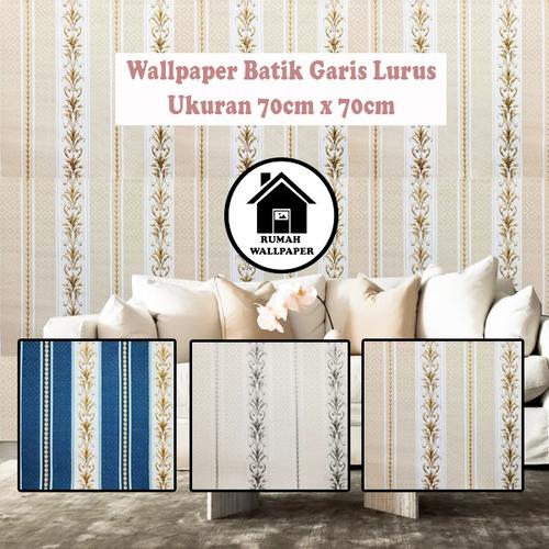 Jual Wallpaper Foam 3D Batik Motif Garis Lurus Alumunium Foil Wallfoam ...
