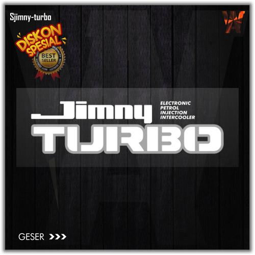 Jual Stiker Jimny Turbo JA71 1989 PrintCut Timbul - Putih Isi - Kota ...