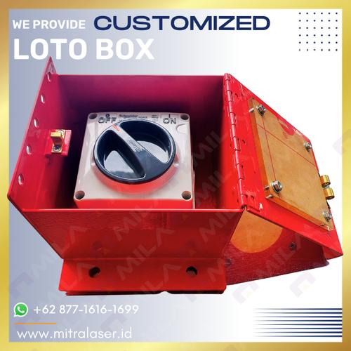 Jual LOTO Box safety device Lockout Switch Schneider 56SW110 / LOTO Box ...