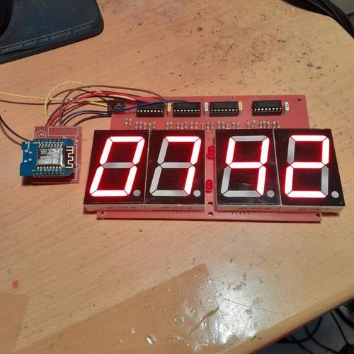 Jual Kit Jam Clock Ntp Wemos And 74hc595 Seven Segment 12 Inch Jakarta Timur Sipol Tokopedia