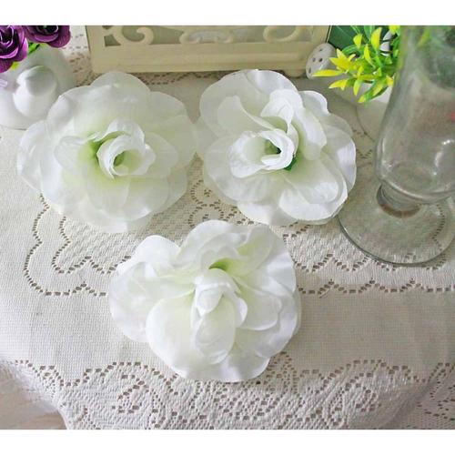 Jual bunga artificial kuntum kuncup mawar ross rose ros dekorasi putih ...