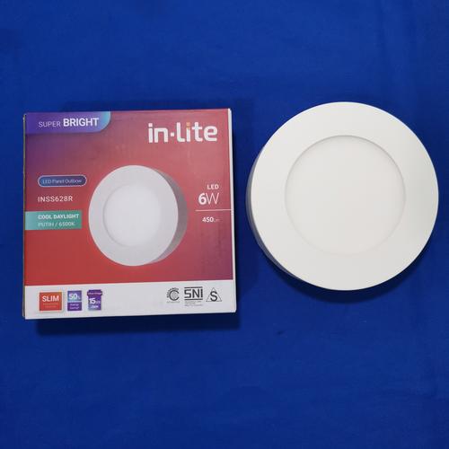 Jual INSS628R 6W Lampu Downlight Panel Outbow LED Bulat/Round Inlite ...