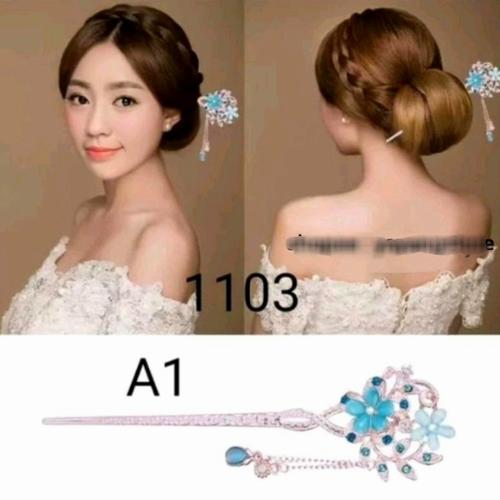 Jual Tusuk Konde / Tusuk Sanggul Rambut Sangjit Bridal Cina Merak - A5 ...