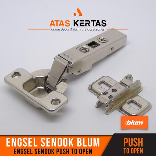 Jual Engsel BLUM Push To Open unspring untuk pintu kabinet tanpa handle ...