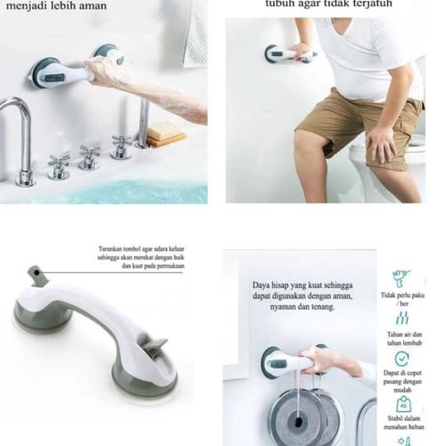 Jual HANDEL GAGANG TEMPEL PEGANGAN TANGAN KAMAR MANDI SUCTION WC LEMARI ...