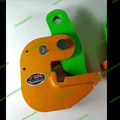 Jual HORIZONTAL LIFTING CLAMP KLEM BESI 5 TON klip G 5T clemp ...