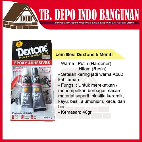 Jual LEM BESI DEXTONE CAMPUR 5 MENIT EPOXY RESIN LEM SERBAGUNA DEXTON ...