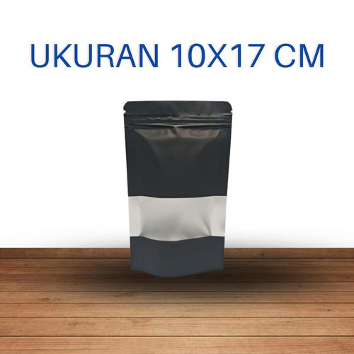 Jual Standing Pouch Window ZIPLOCK Plastik Klip Kemasan Makanan 10x17 ...