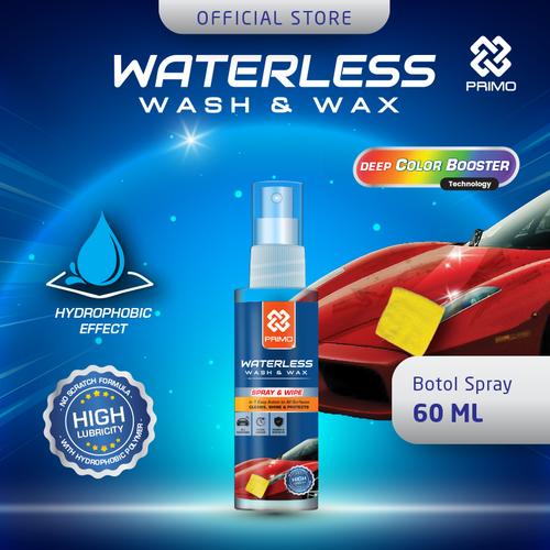 Promo PRIMO Waterless HYDROPHOBIC WASH & WAX Pencuci Mobil Motor Tanpa ...