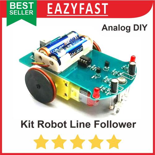 Jual DIY RAKIT CAR TRACKING TRACING LINE / ROBOT MOBIL LINE FOLLOWER ...