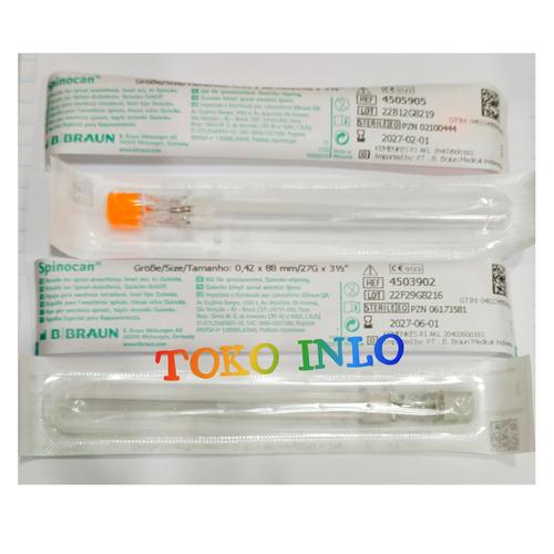 Jual SPINOCAN B-BRAUN berbagai Ukuran/Spinal Needle/Spinocan - 27G ...