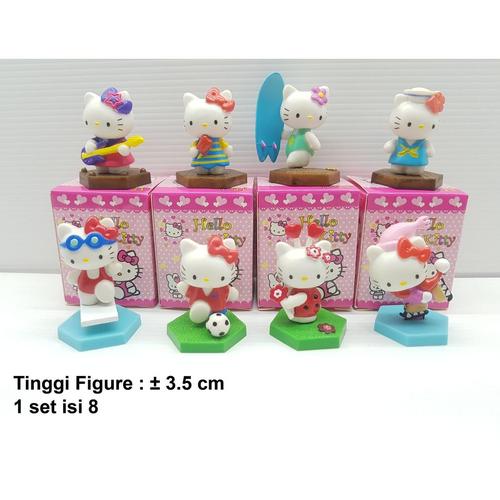 Jual Hello Kitty Set 8pcs/set Series A Box Kecil Action Figure ...