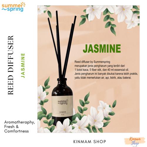 Jual Reed Diffuser Pengharum Ruangan Summerspring 40ml - Jasmine - Kota ...