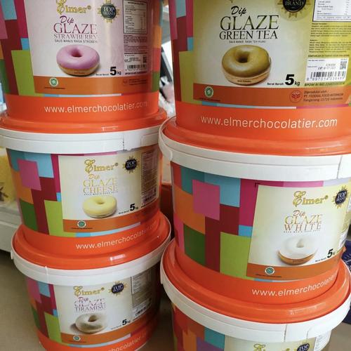 Jual Elmer dip glaze All varian rasa kemasan 5 kg Grab / Gojek ...