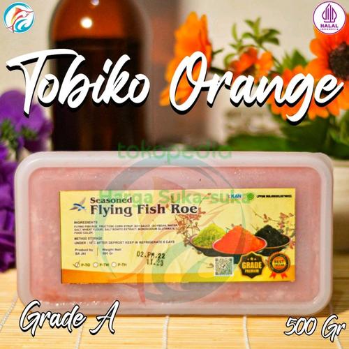 Jual TOBIKO ORANGE - Flying Fish Roe - 500gr - Grade A - Kota Depok ...