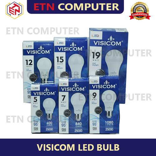 Jual LAMPU LED BULB SMART VISICOM 5W, 7W, 9W, 12W, 15W, 19W GARANSI ...
