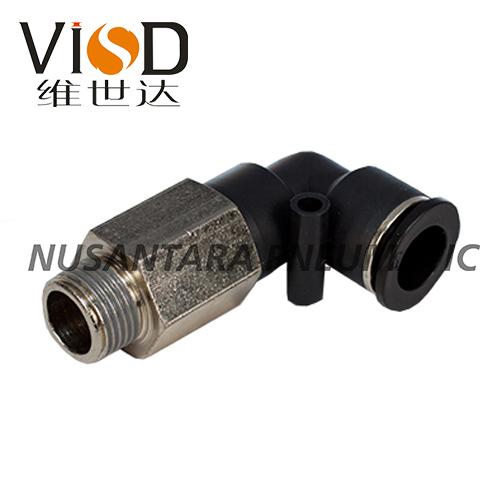 Jual PNEUMATIC FITTING EXTENDED MALE ELBOW 6MM 1/2" VISD PLL-06-04 ...