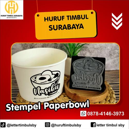 Jual Jual Stempel Sablon Paper Bowl Anti Luntur Stempel Umkm Media ...