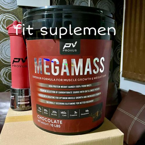 Jual Provus Megamass Gainer 15 Lbs 15 Lbs Weigth Gain Mega Mass susu ...