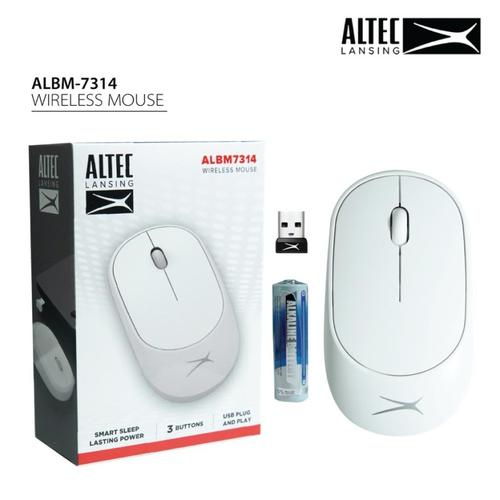 Jual Altec Lansing Mouse Wireless ALBM7314 Silent Klik - Putih ...
