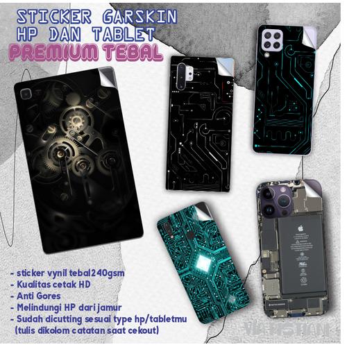 Jual Garskin Skin HP Stiker Anti Jamur Machine All Type Handphone ...
