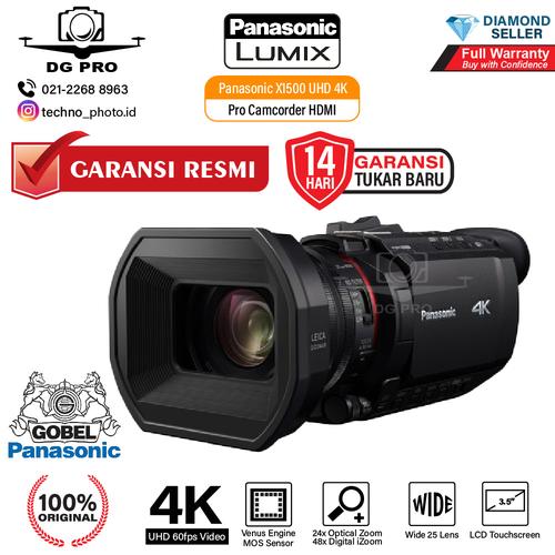 Jual Panasonic X1500 UHD 4K HDMI Pro Camcorder Panasonic HC X 1500 ...