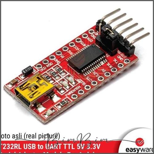 Jual FT232RL USB TO UART TTL 5V 3.3V FT232 Serial Adapter Module For ...