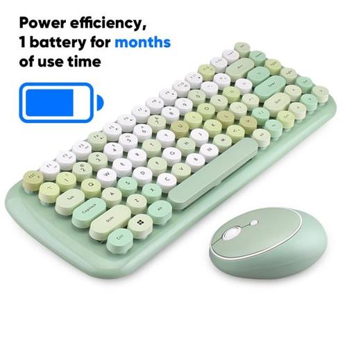 Jual Mouse & Keyboard Bundle Bepop Wireless Keyboard Mouse Set Cute ...
