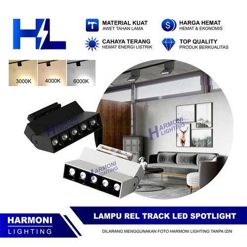 Jual Lampu Sorot Rel Spotlight LED Track Light Rell Fold 10W 20W 10/20 ...