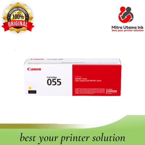 Jual Toner Canon 055 Yellow for LBP 660C Series | ImageCLASS MF740C ...