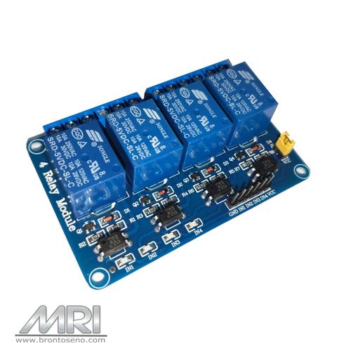 Jual module relay 4ch 5v arduino - Kota Surabaya - MRI Electronics ...