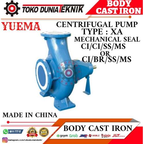 Jual XA 65-20 CENTRIFUGAL PUMP YUEMA - CAST IRON MECHANICAL SEAL - CI ...