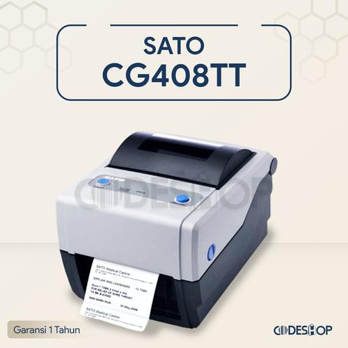 Jual MESIN CETAK LABEL RESI STIKER BARCODE SATO GC408TT - Kota Medan ...