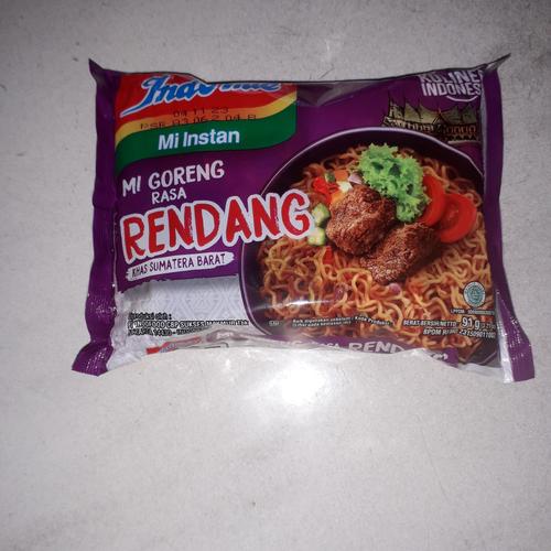 Jual IndoMie Mie Goreng Rasa Rendang Khas Sumatera Barat 91g - Kota ...