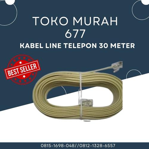 Jual KABEL LINE TELEPON 30 METER PLUS RJ11 - Jakarta Barat - toko murah ...