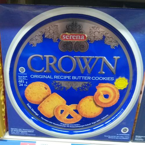 Jual Biskuit Serena Crown Original Recipe Butter Cookies 681 gram ...