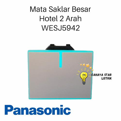 Jual Panasonic Mata Saklar Lebar Hotel Putih 2 Arah WESJ 5942 Minimalis - Kota Surabaya - Cahaya ...