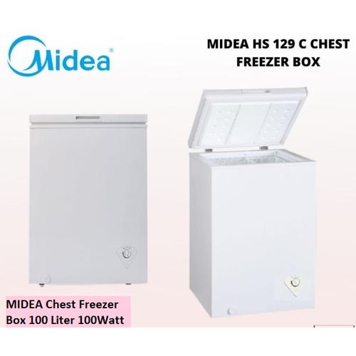 Jual Midea Chest Freezer 100 Liter Box Freezer HS-129C HS 129C Cooler ...