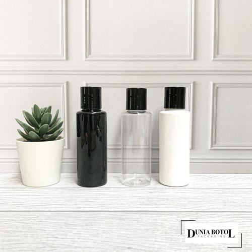 Jual Botol Presstop Hitam 100ml RF Plastik Packaging Isi Ulang DB ...