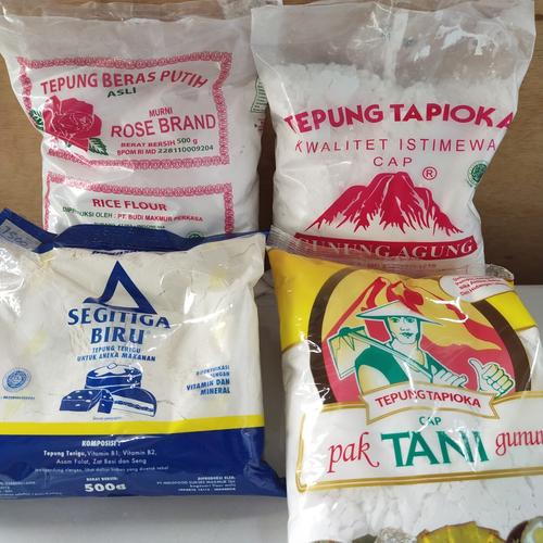 Jual tepung sagu cap pak tani gunung/tapioka gunung agung/tepung beras ...
