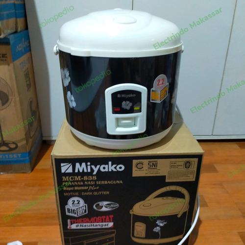 Jual Magic Com Miyako 2.2 Liter MCM 838 Rice Cooker 2.2 Liter Fungsi 3 ...