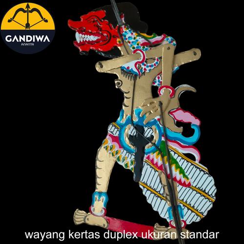 Jual wayang kulit buto cakil berbahan kertas karton duplex - Kab ...