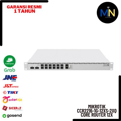 Jual Mikrotik CCR2216-1G-12XS-2XQ Core Router 12x SFP28 25G 2x QSFP28 ...