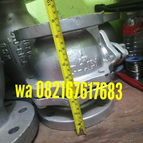 Jual Ball valve Floating uk 4" jis 10k material CI Brand Kitz - Jakarta ...
