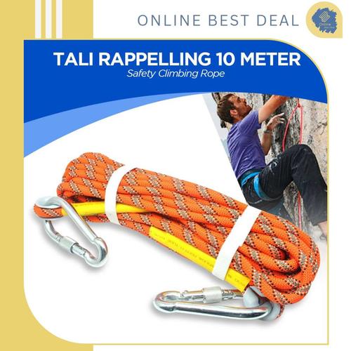 Jual NTR Tali Rappelling Safety Climbing Rope 10 Meter - E203 - Jakarta ...