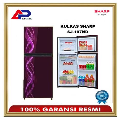 Jual KULKAS SHARP SJ 197 ND LEMARI ES 2 PINTU KIREI SERIES - Kota ...