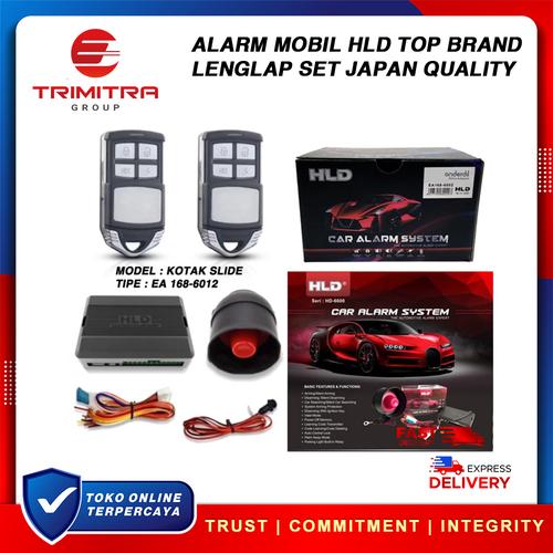 Jual Alarm Mobil Remote HLD Premium Japan Sliding Kotak Retro Set ...